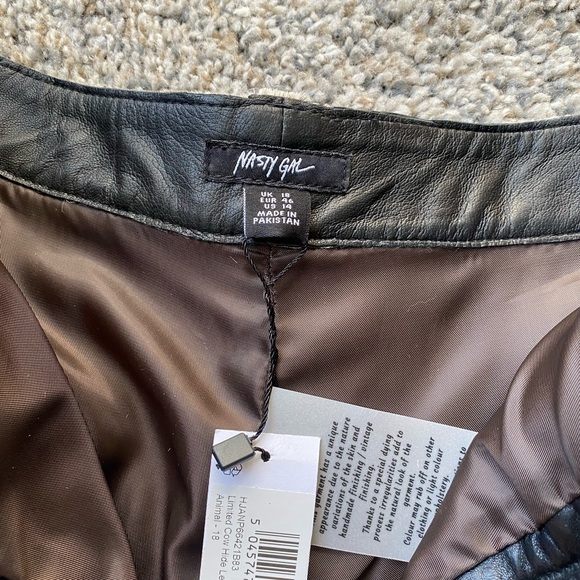 Nasty Gal | Shorts | Nwt Nasty Gal Limited Cow Hide Leather Shorts ...